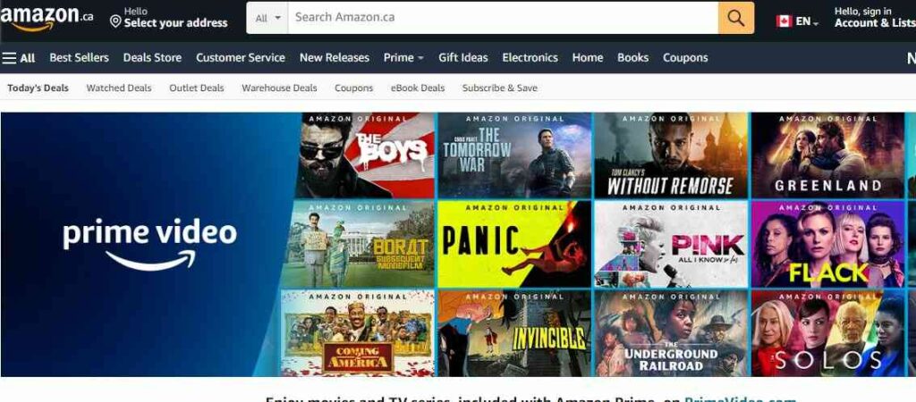 A Guide To Amazon Prime Video Canada ( Learn & Watch) - DepreneurDigest