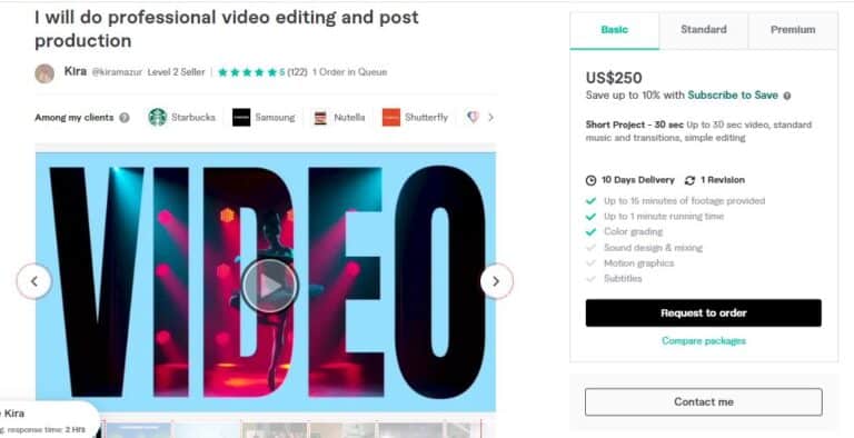 5 Best Freelance Video Editors To Hire On Fiverr In 2025 - DepreneurDigest